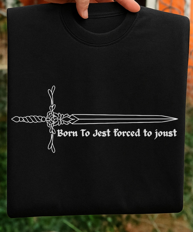 Born to Jest Forced to Joust PNG: Medieval Jester Design (digital ...