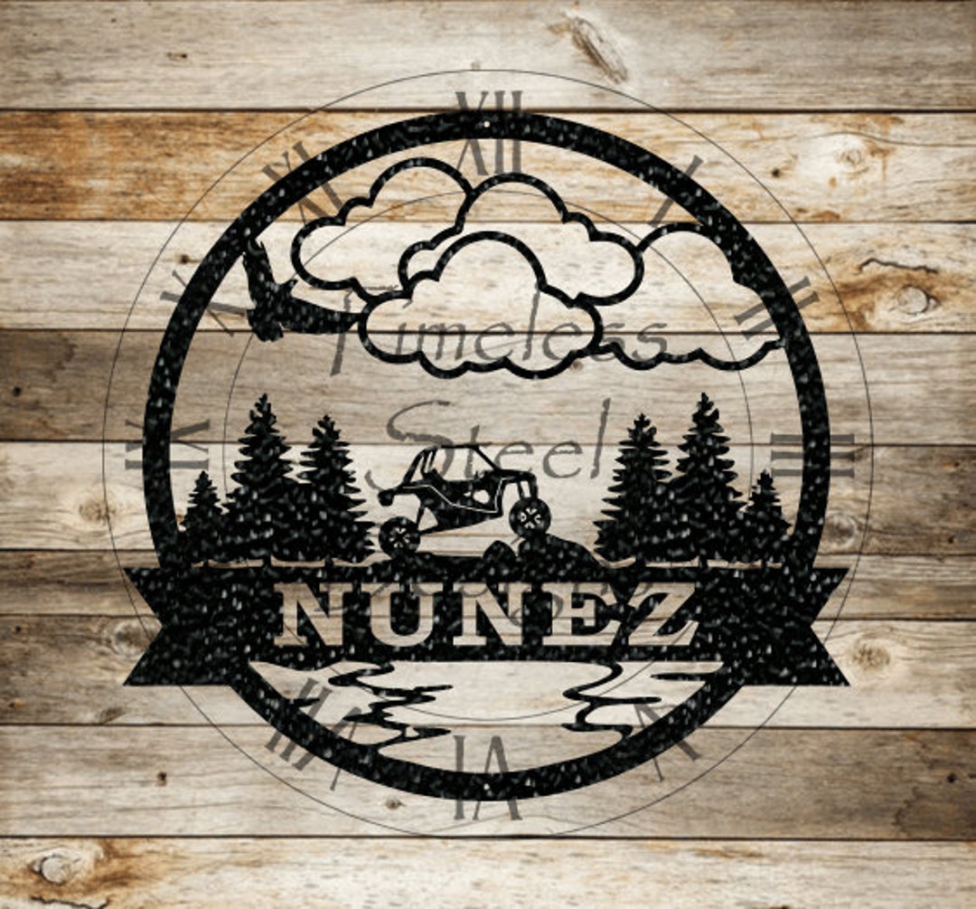 Side by Side Outdoor Sign - Offroad Scene - Mountain Scene - Offroad ...