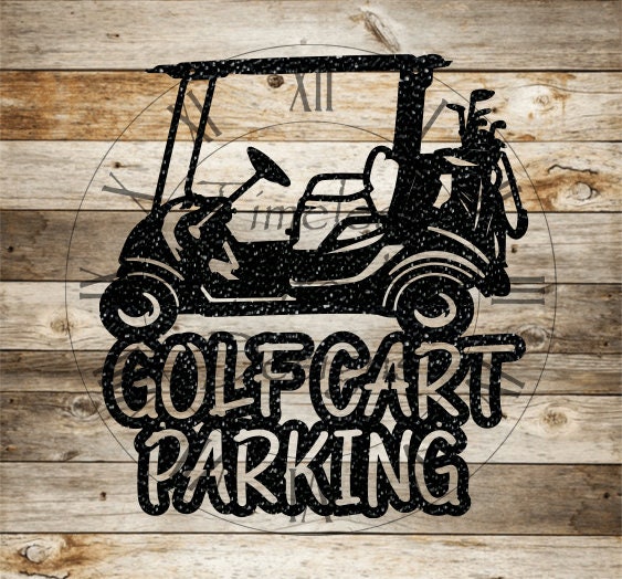 Golf Cart Parking/golf Cart Sign/parking Sign/metal Golf Cart - Etsy
