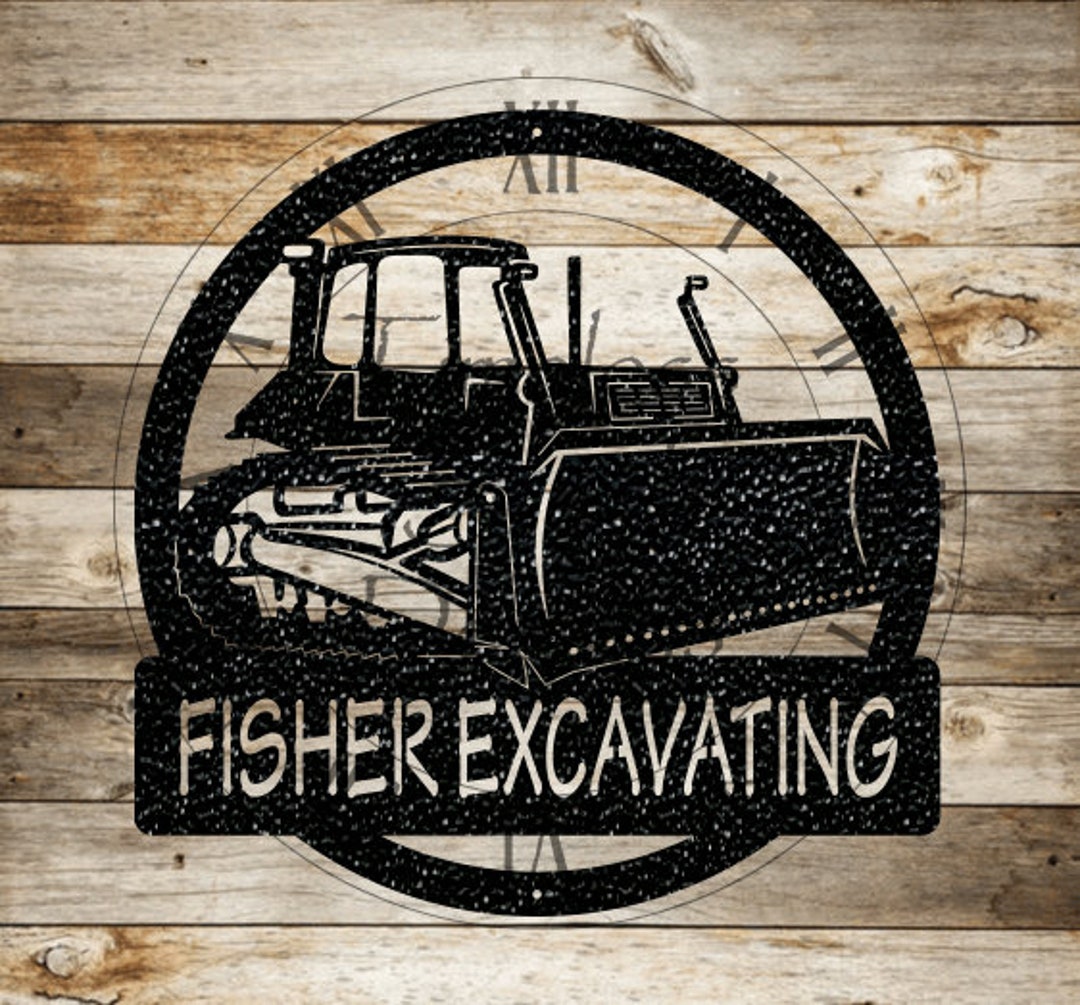 Bulldozer Sign/tractor Sign/dozer/construction Sign/office Decor/heavy ...