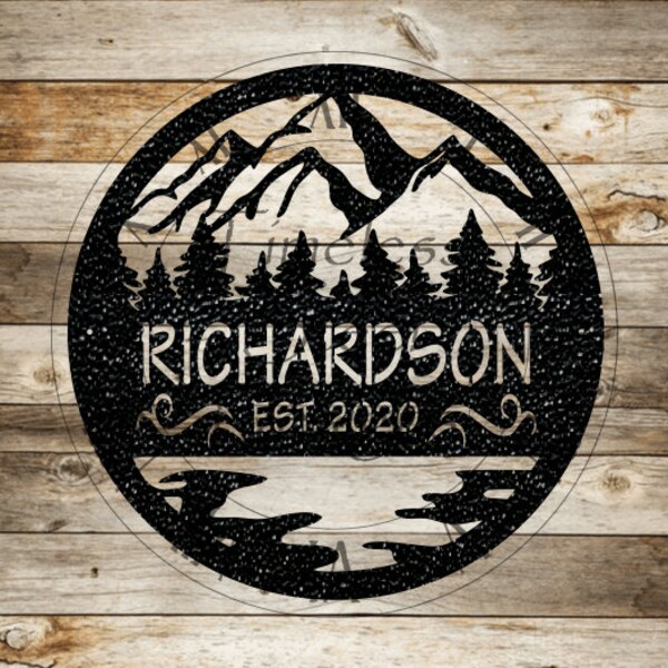 Mountain Scene - Etsy