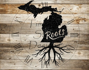 Michigan Roots Svg - Etsy