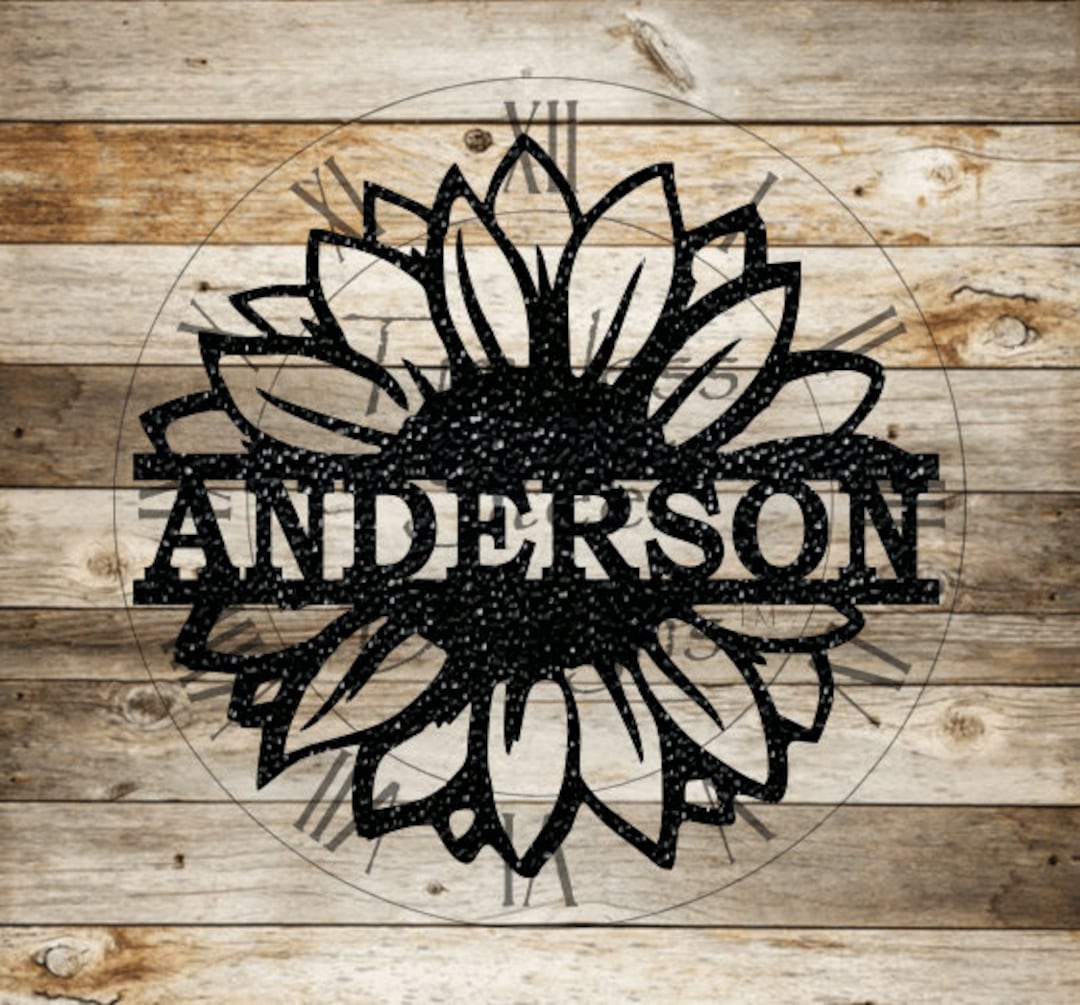 Personalized Sunflower Sign Custom Sunflower Personalized Home Decor - Etsy