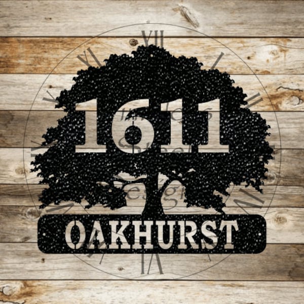 Oak Tree Sign - Etsy