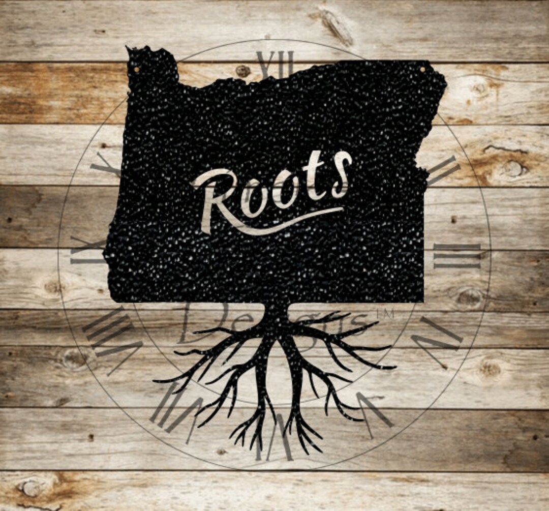 Oregon State - Oregon Gift - Oregon Roots - Home State Roots - State ...