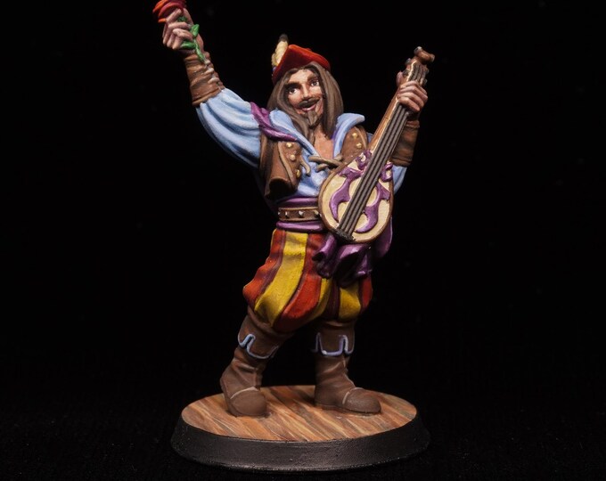 Pro Painted Miniature Half Elf Human Female Monk RPG Dnd Dungeons and ...