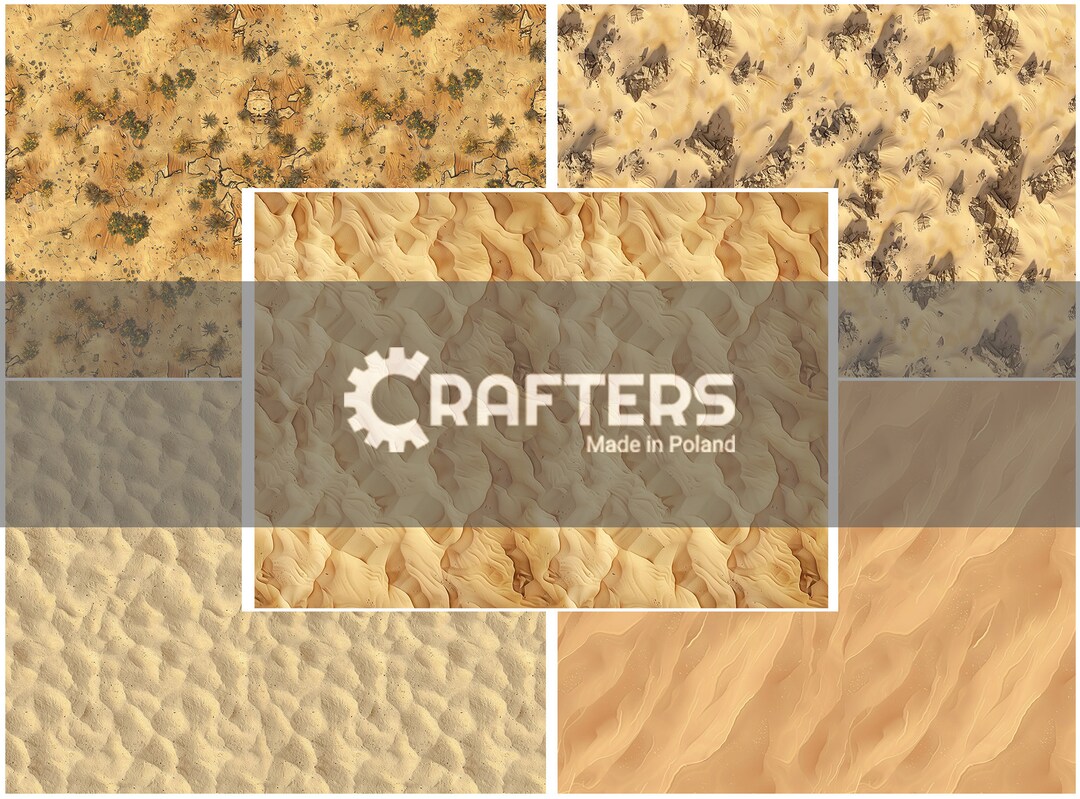 40 Files Texture 1 Inch Grid Pack - Desert Dunes 10 Desert Variants - Etsy