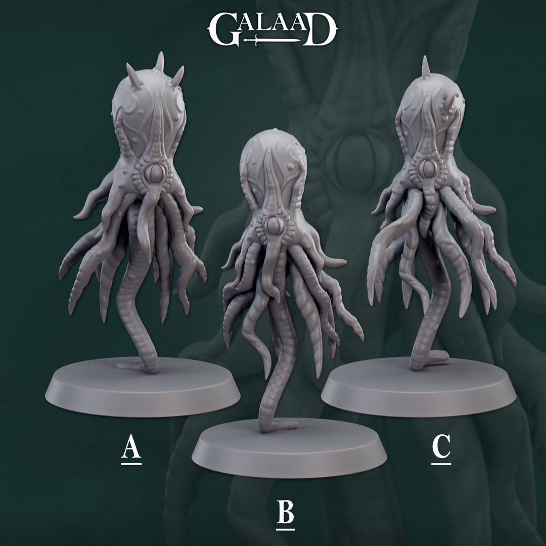 Octopus Monster Cultist Cthulhu Minion 3d Print and Painting Dnd ...