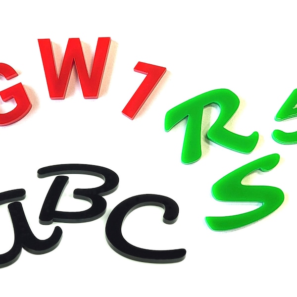 Acrylic Letters - Etsy