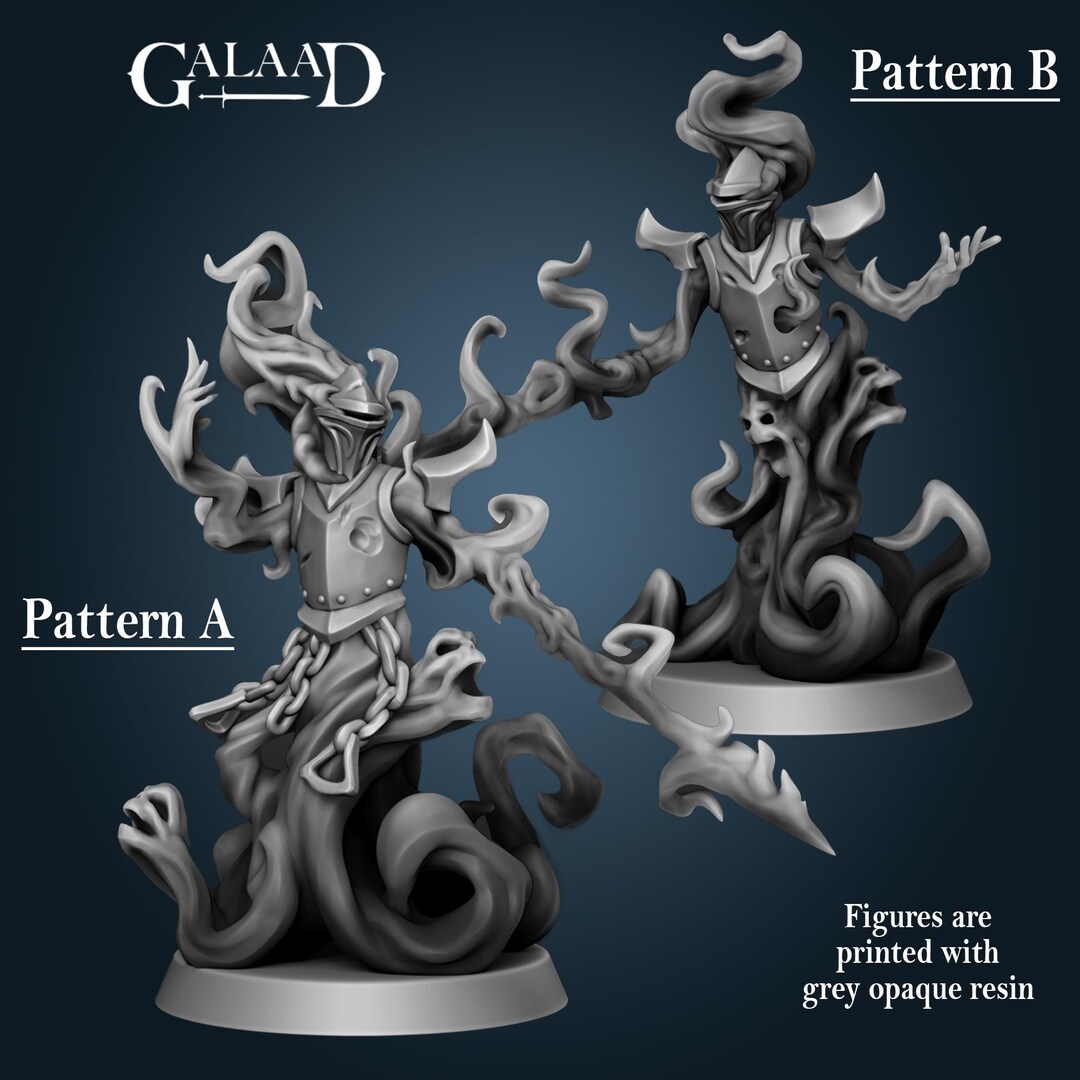 Wraith Miniatures, Living Armor - Shadowy Spectral Figures 3d Print and ...