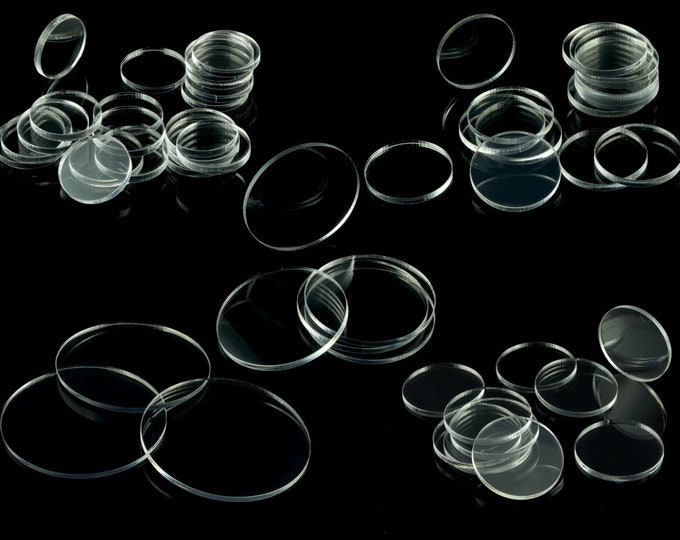 10x 25mm Clear Bases Star Station 1 - Etsy