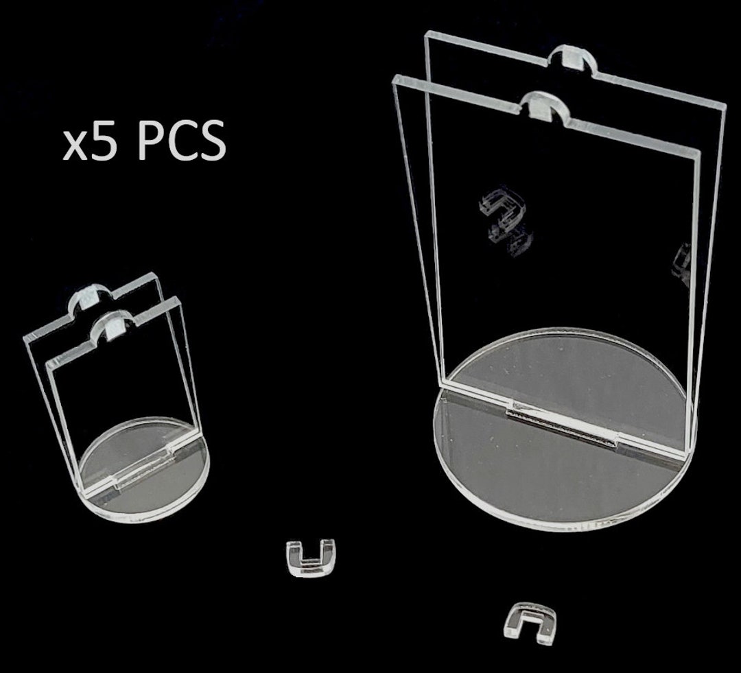 5 PCS Acrylic Transparent Stands for 1 Inch Grid D&D Npcs Characters ...