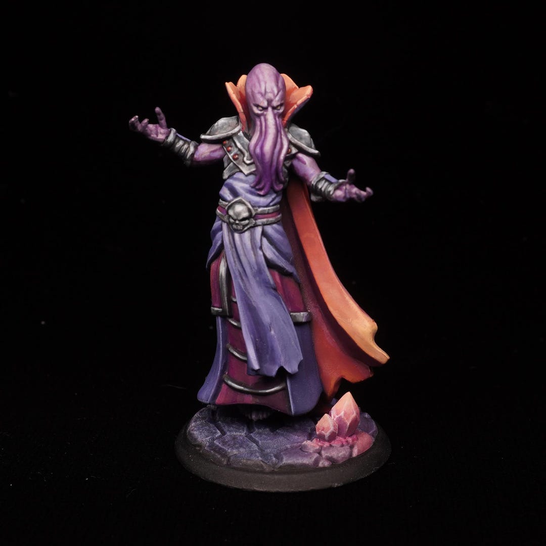 Pro Painted Miniature Illithid Mind Flayer RPG Dnd Dungeons and Dragons ...