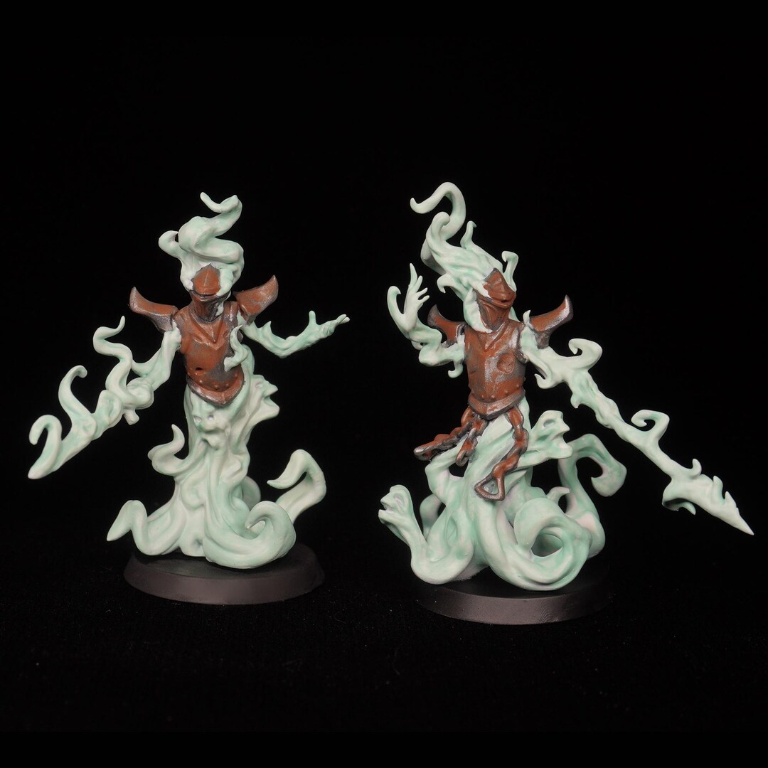 Set of 2 Haunted Armor Miniatures – Ghostly Specters for Tabletop Rpgs ...