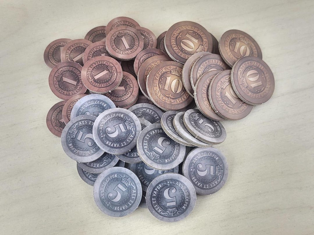 Game Coins – Punchboard Tokens in 1, 5, 10 Denominations – Universal ...