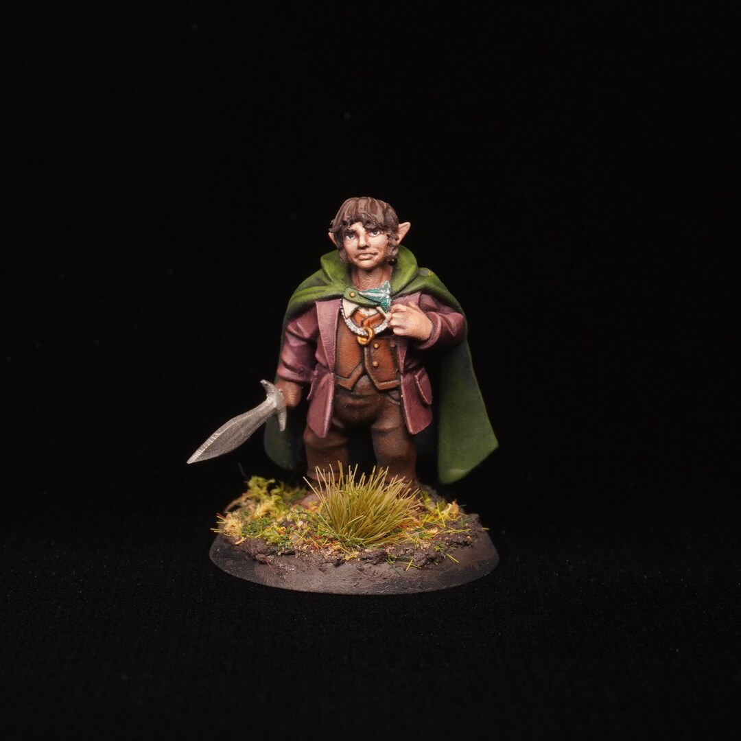 Pro Painted Miniature Halfling Hobbit Warrior Rogue RPG Dnd Dungeons ...