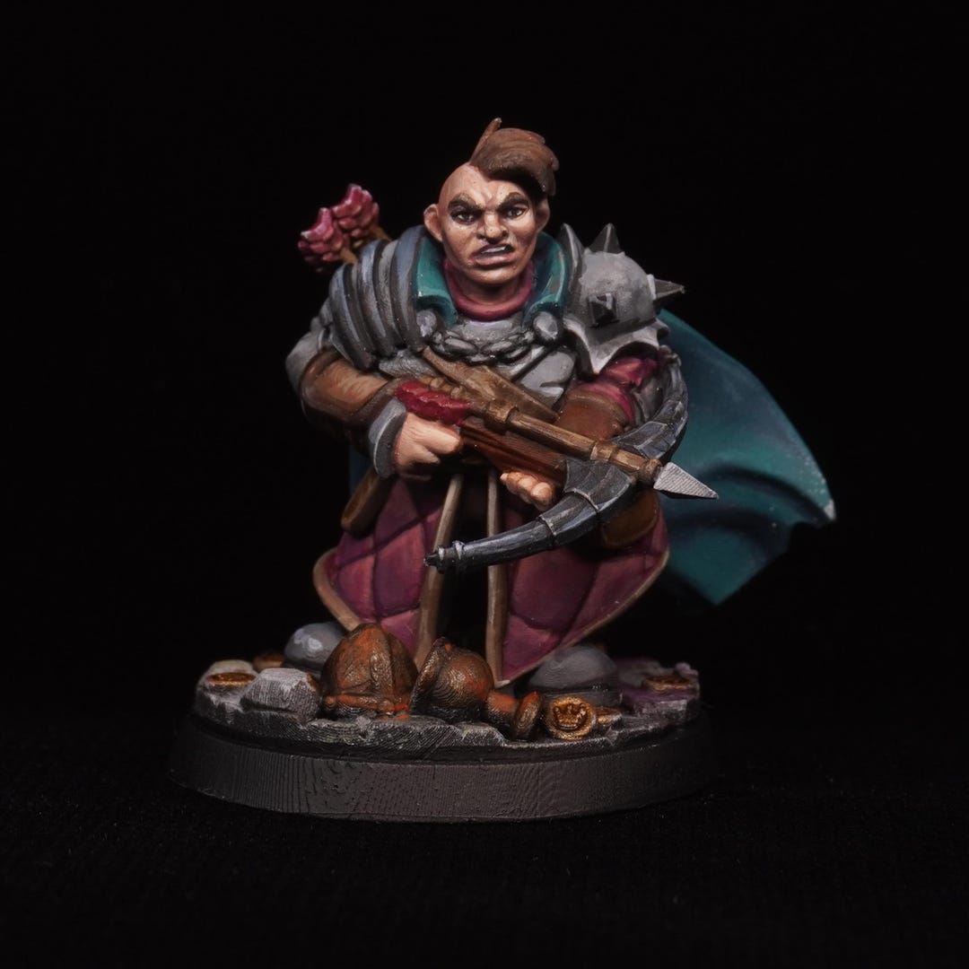 Pro Painted Miniature Female Dwarf Ranger Rogue RPG Dnd Dungeons and ...