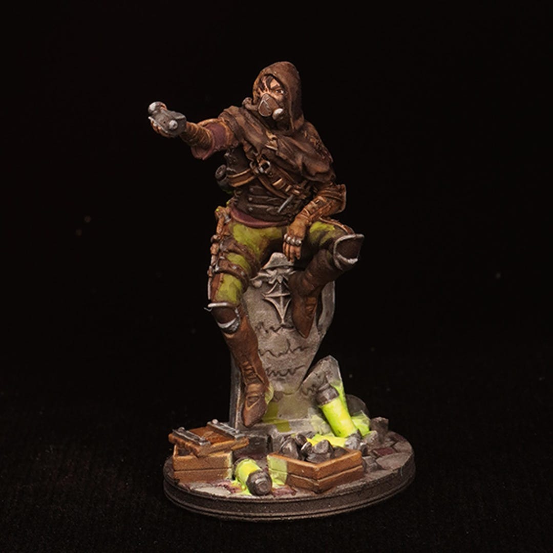 Pro Painted Post-apocalyptic Rogue Miniature | Gas-masked Urban ...