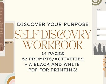 Printable Self Discovery - Etsy