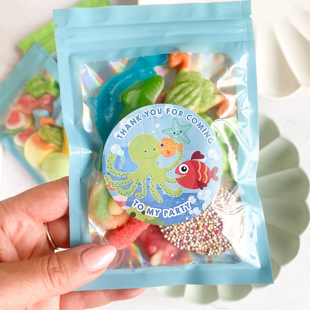 Pre Filled Sweet Bags | UNDER THE SEA | Kids Party Bag Birthday Favours ...