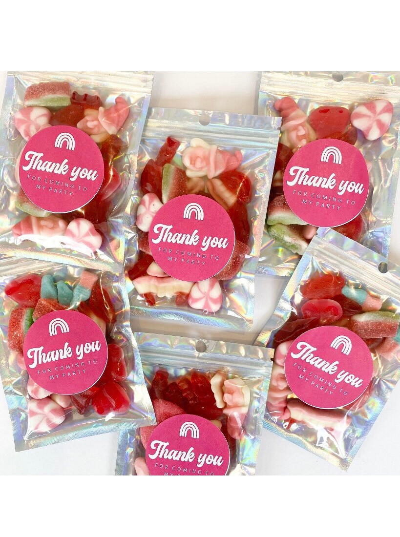 Pre Filled Sweet Bags GIRLS PINK Kids Party Bags Birthday Favours Boys ...