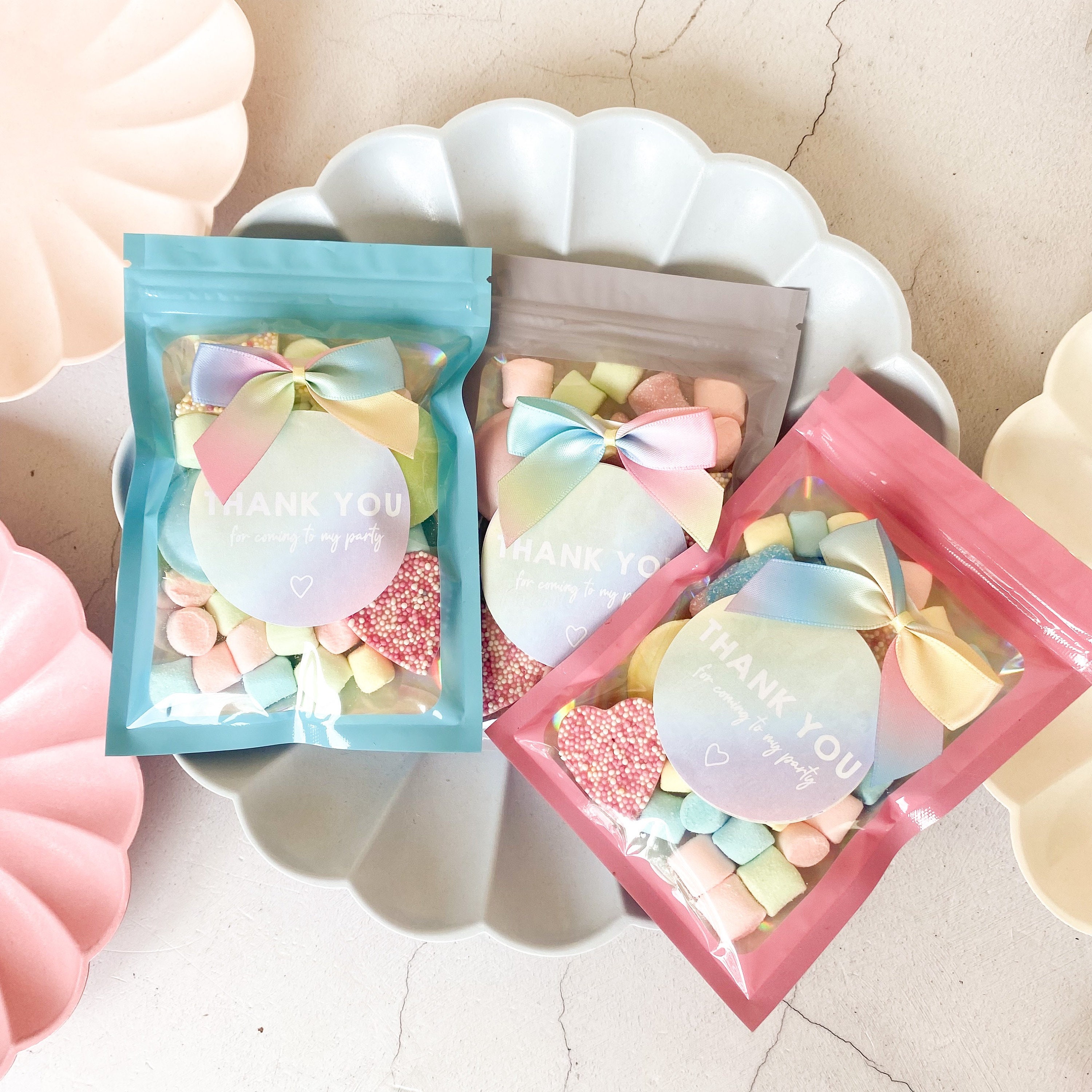 Pre Filled Sweet Bags PASTEL FADE Kids Party Bags Birthday Favours ...