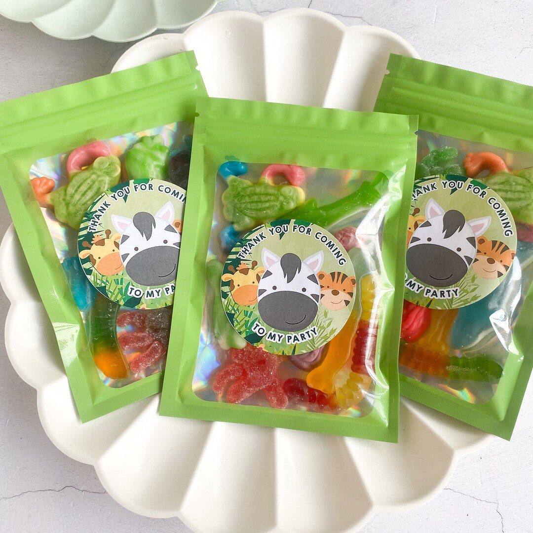 Pre Filled Sweet Bags | JUNGLE SAFARI | Kids Party Bags Birthday ...