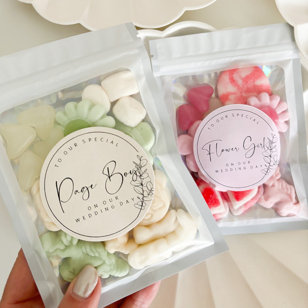 Pre Filled Wedding Sweet Bags | PAGEBOY FLOWER GIRL| Kids Party Bags ...