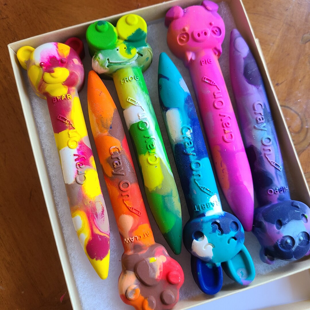 Animals, CRAYONS, Gift Set, Kids Birthday Gifts, Party Favor, School ...