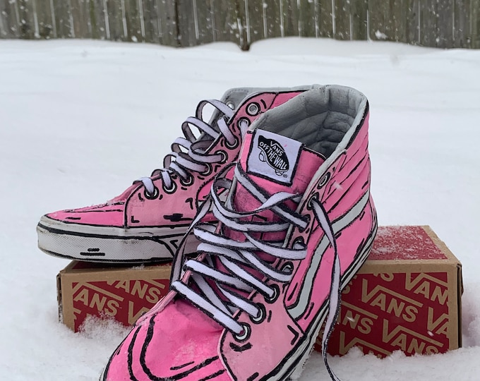 Custom Cartoon Style Shoes - Etsy