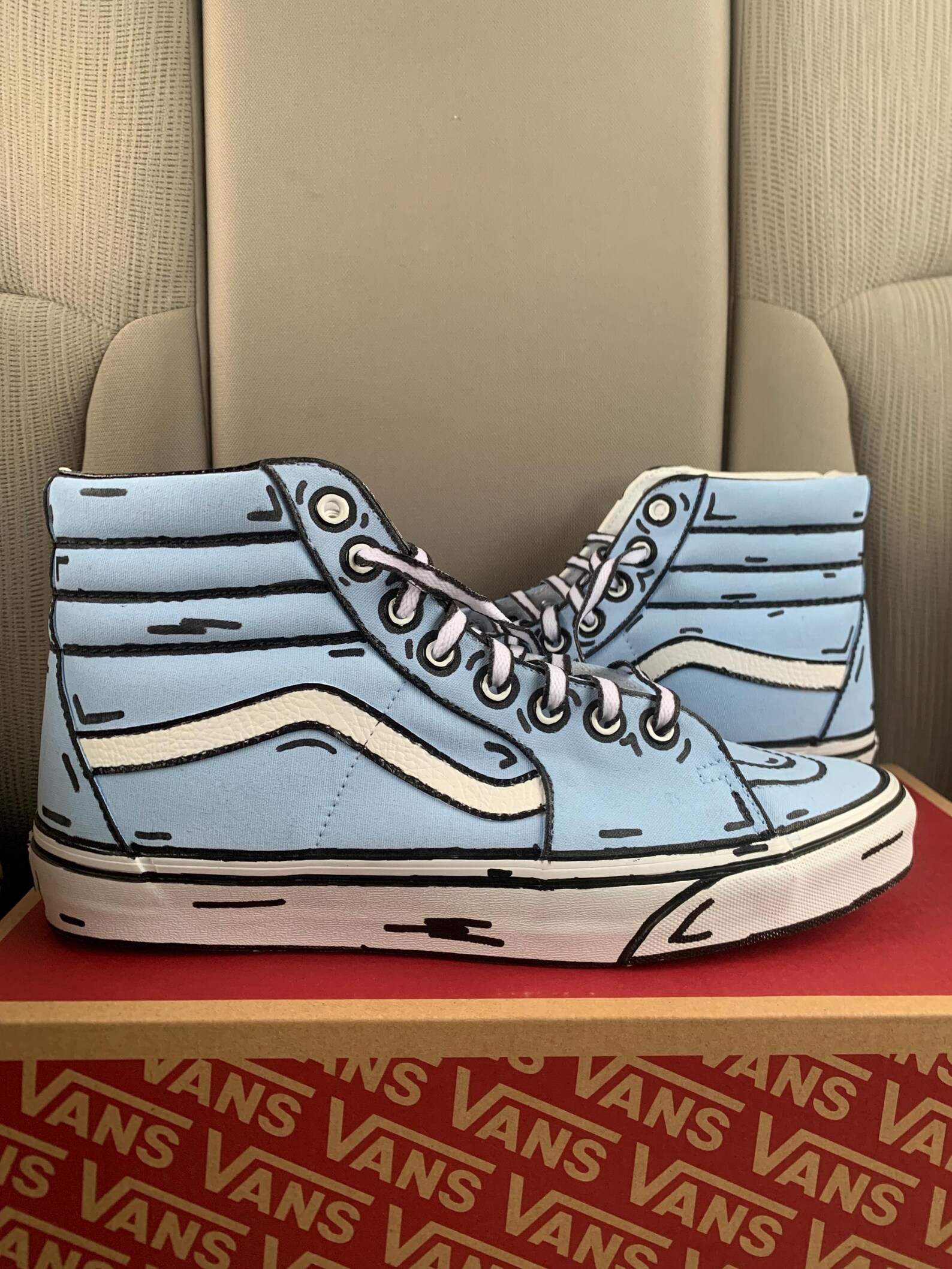 Custom Cartoon Style Shoes - Etsy