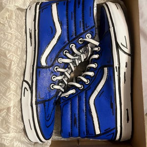 Custom Cartoon Style Shoes - Etsy
