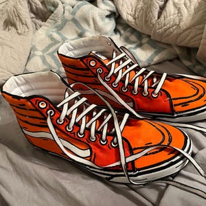 Custom Cartoon Style Shoes - Etsy