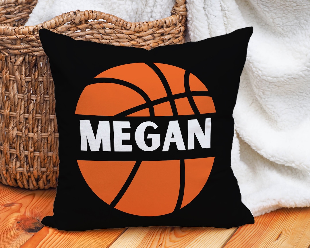 Custom Basketball Pillow, Personalized Basketball Pillow, Custom Throw ...