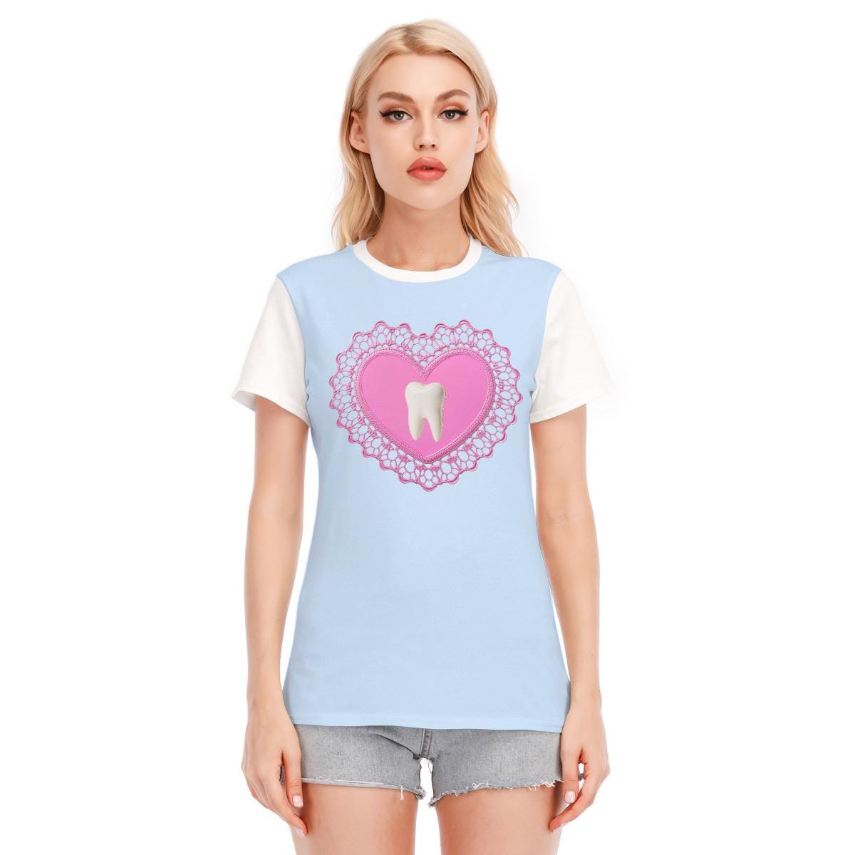 Tooth Shirt Yami Kawaii Fashion Pastel Goth Tee Fairy Key 100% Cotton ...