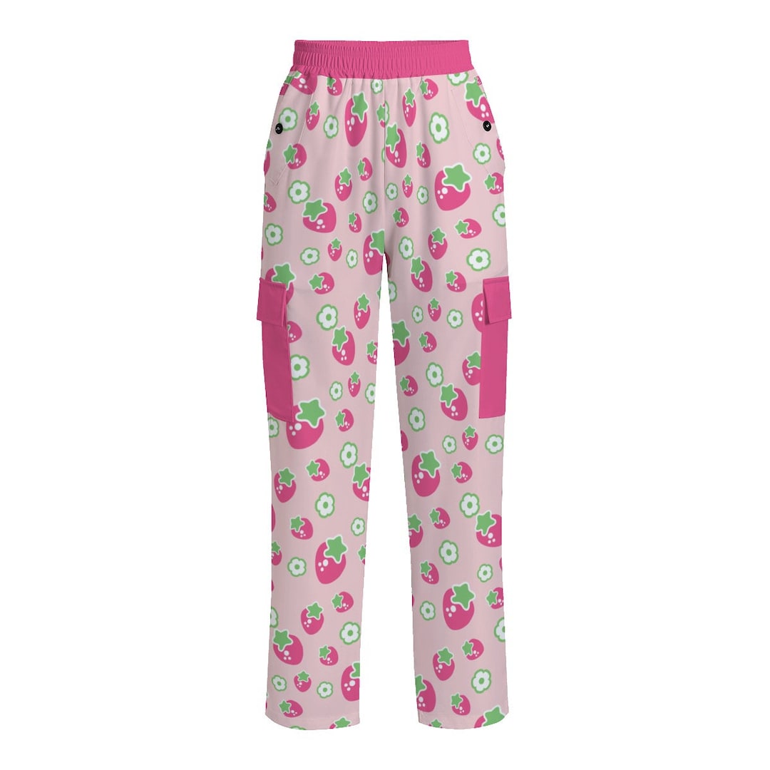 Strawberry Cargo Pants - Etsy