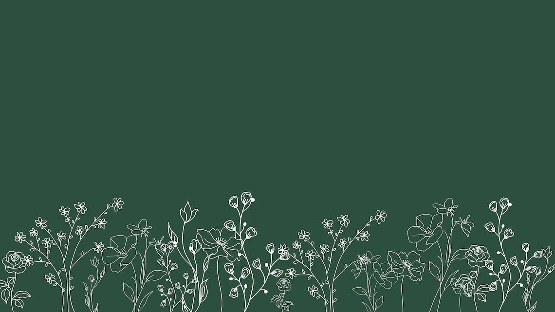 Simplistic Flower Desktop Wallpaper | Boho Digital Background ...