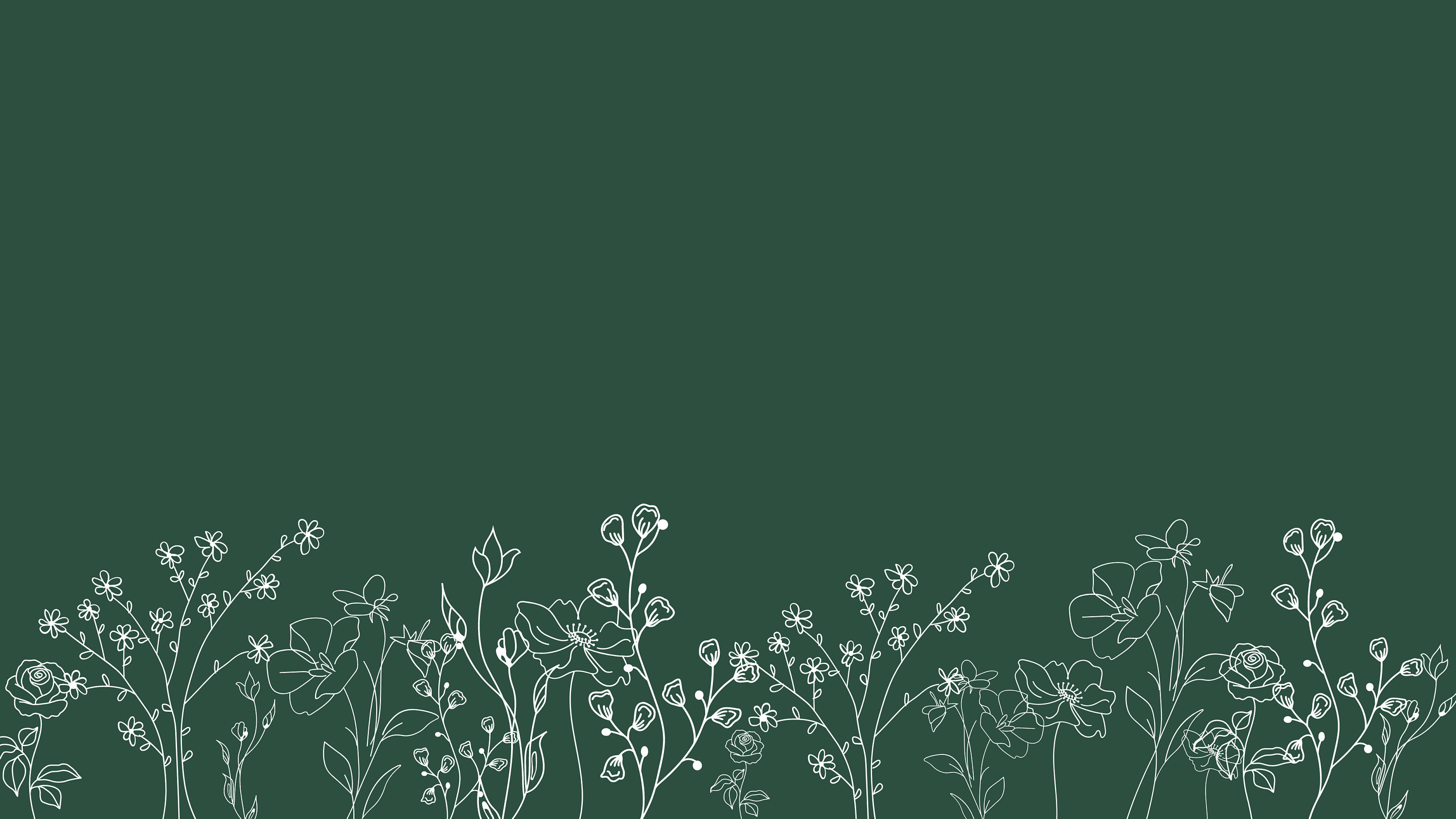 Simplistic Flower Desktop Wallpaper | Boho Digital Background ...