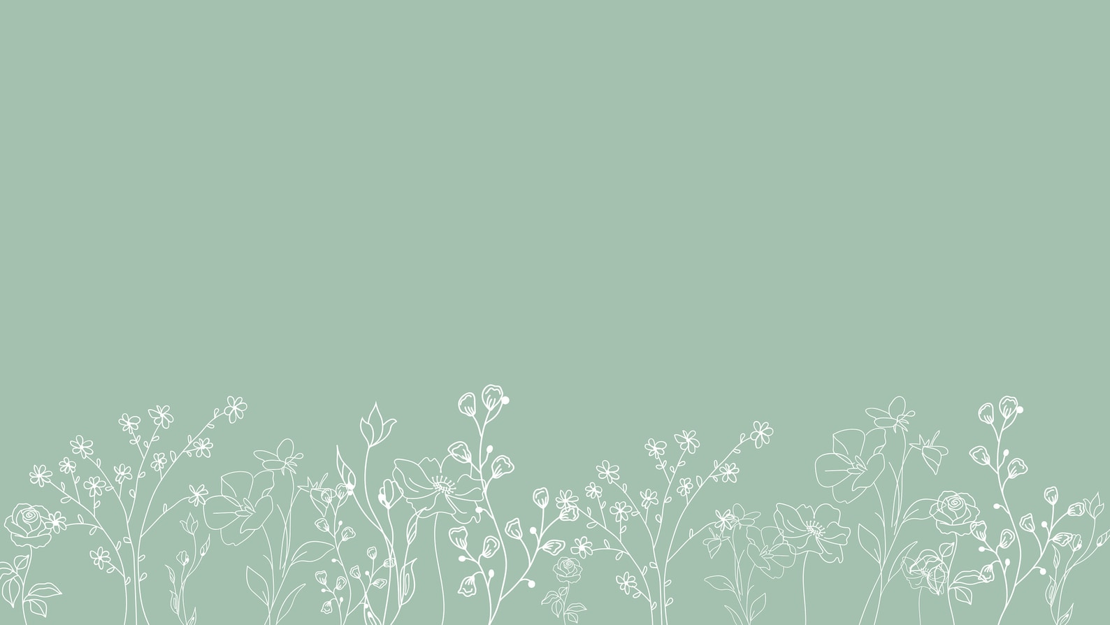 Simplistic Flower Desktop Wallpaper | Boho Digital Background ...