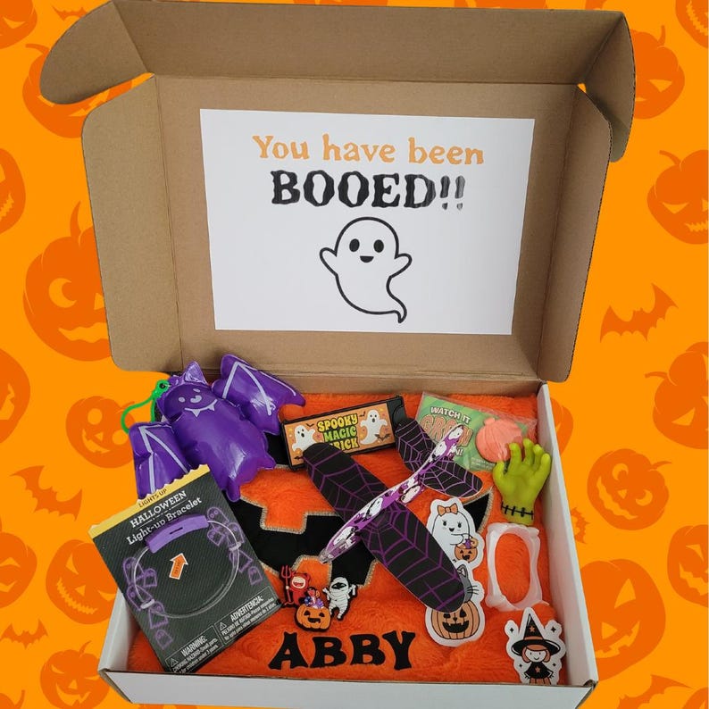 Boo Box, Personalized Halloween Bag, Halloween Surprise, Trick or Treat ...