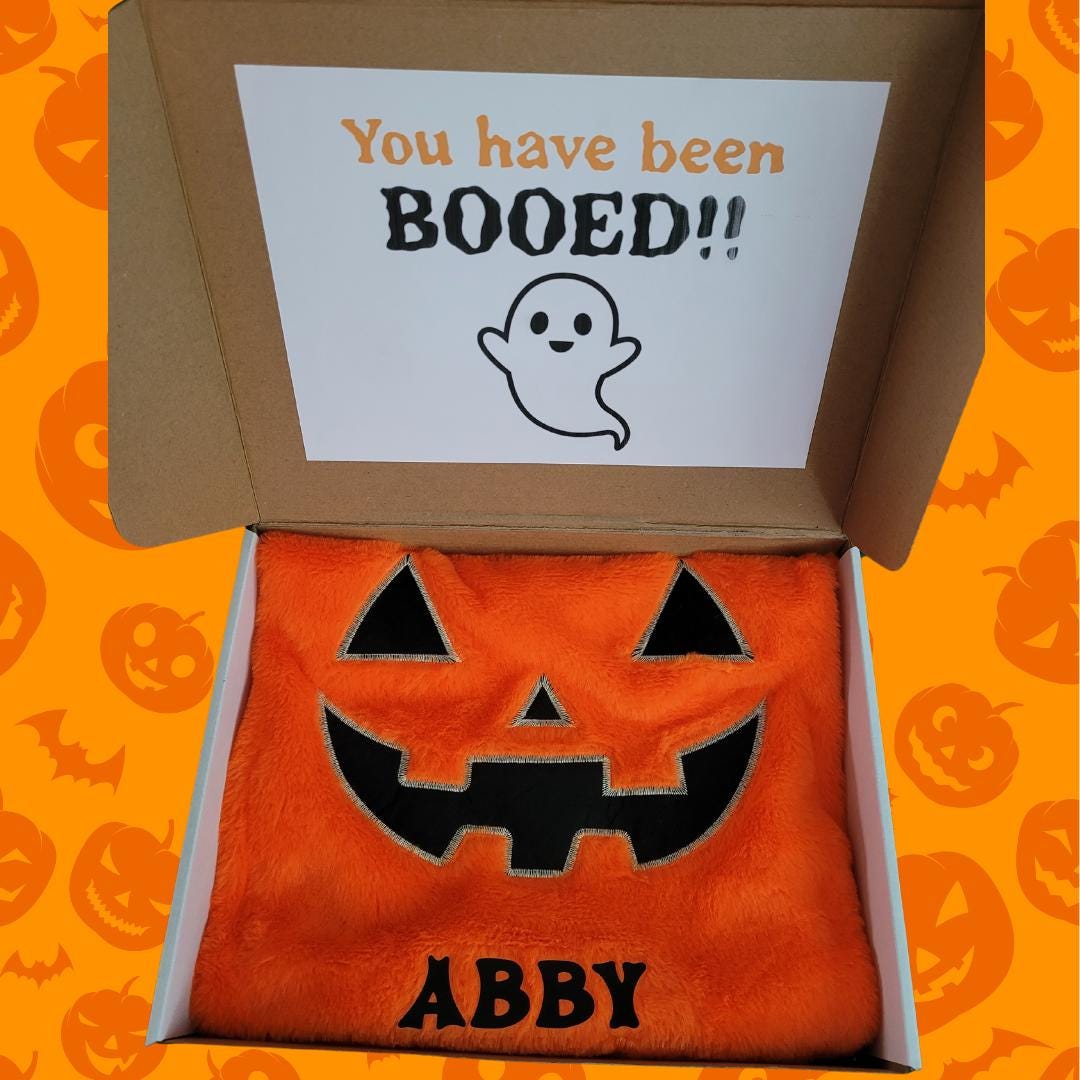 Boo Box, Personalized Halloween Bag, Halloween Surprise, Trick or Treat ...