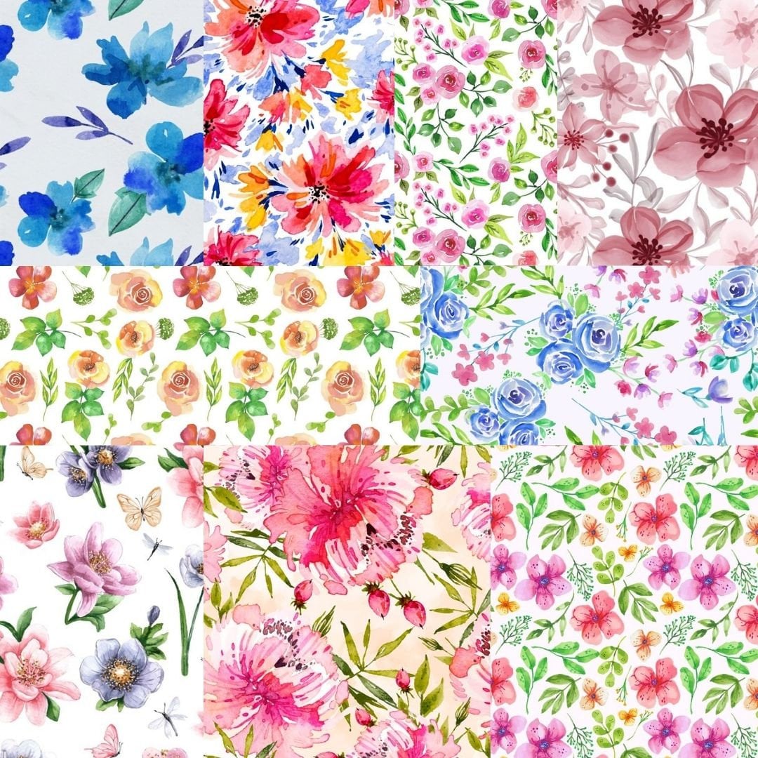 Printable Flowers Themed Alphabet Letters & Numbers for Party ...