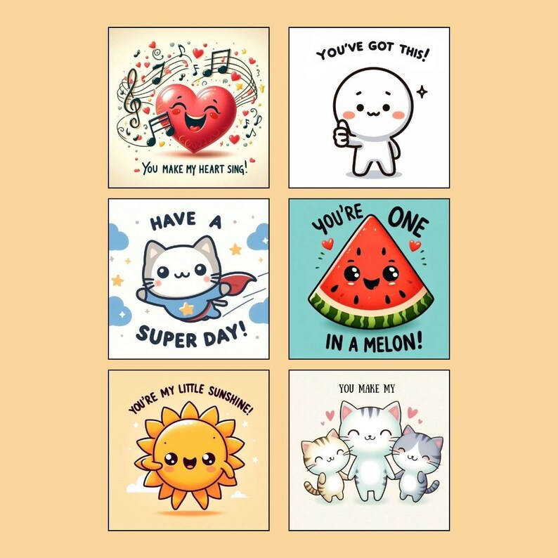 Printable Lunchbox Notes Encouraging Notes Positive Messages ...