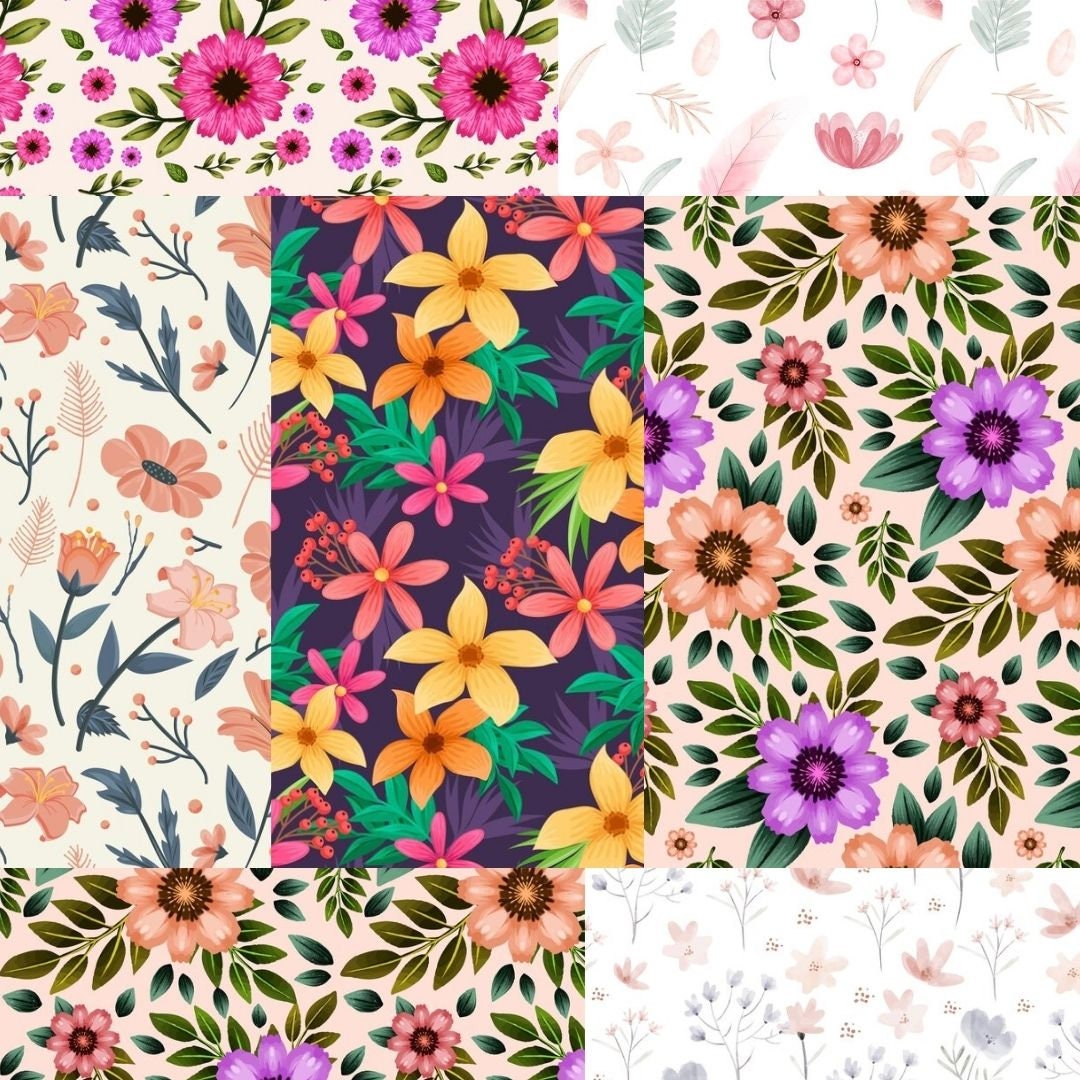 Printable Flowers Themed Alphabet Letters & Numbers for Party ...