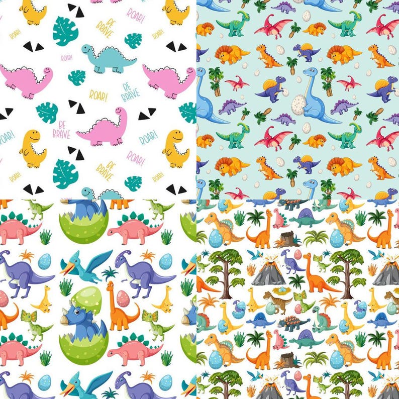 Printable Dinosaur-themed Alphabet Letters & Numbers for Party ...