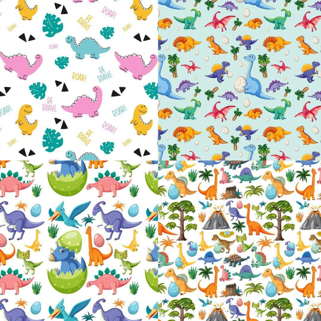 Printable Dinosaur-themed Alphabet Letters & Numbers for Party ...