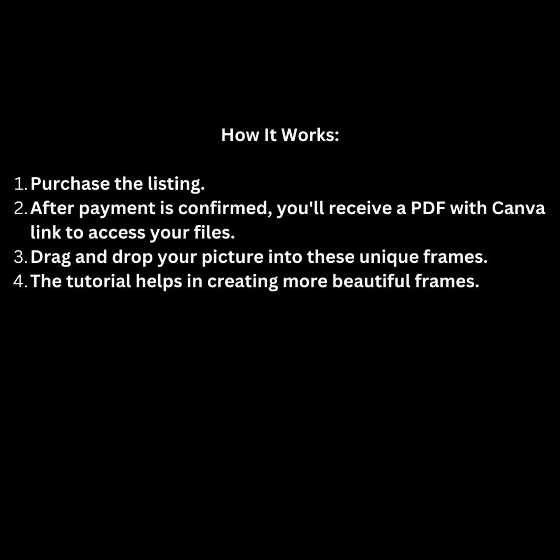 Drag and Drop Canva Editable Frames Canva Drag and Drop Photo DIY Canva ...