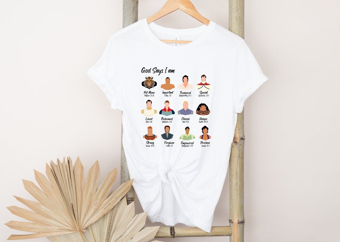 Disney Prince Shirts, God Says I Am Prince Shirt, Prince T-shirt ...