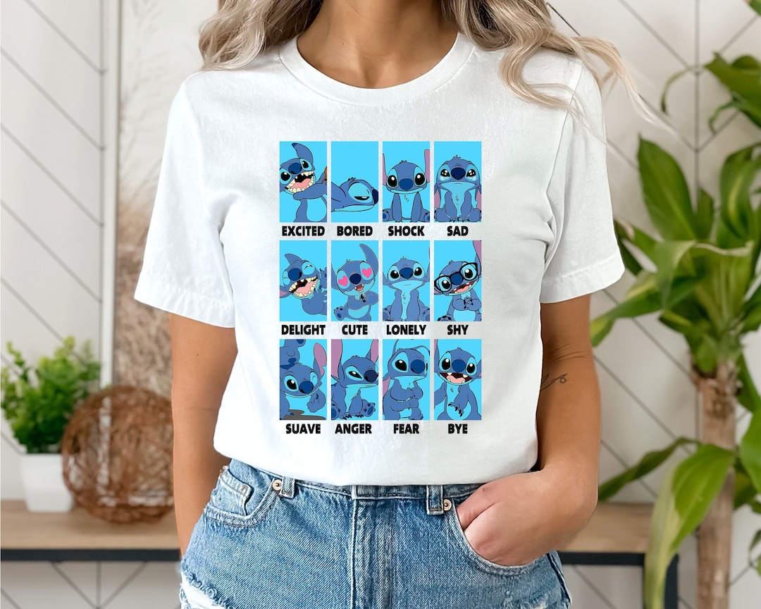 Disney Stitch Mood Shirt, Stitch Cute Shirt, Stitch Funny Shirt, Lilo ...