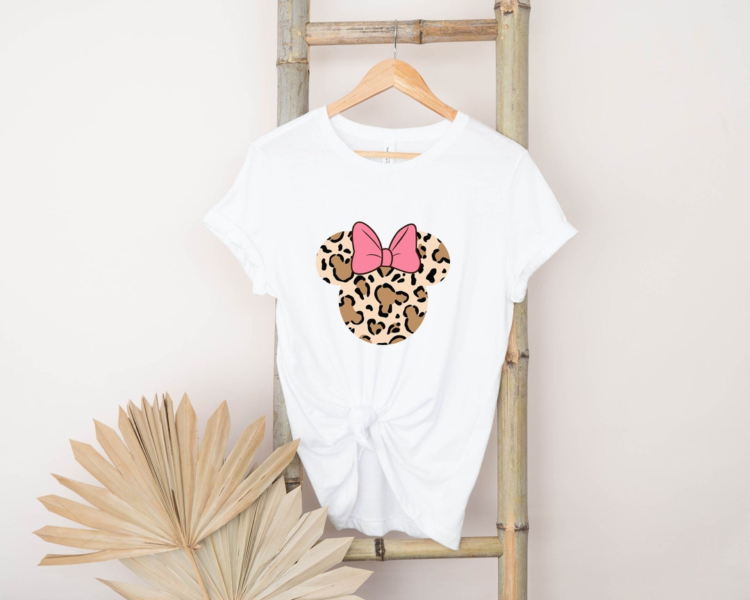 Disney Leopard Print Shirt, Animal Print Minnie Shirt, Safari Disney ...